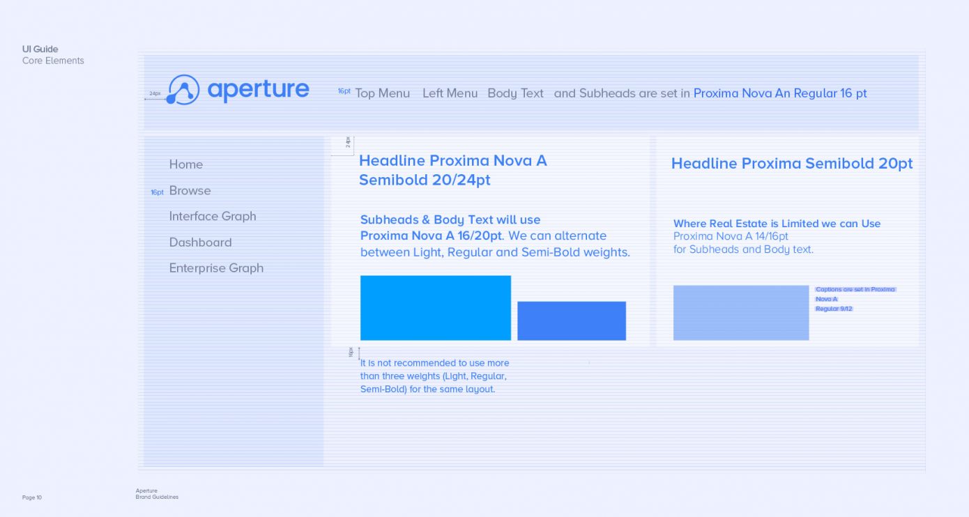 Aperture Application Design • Logoorange
